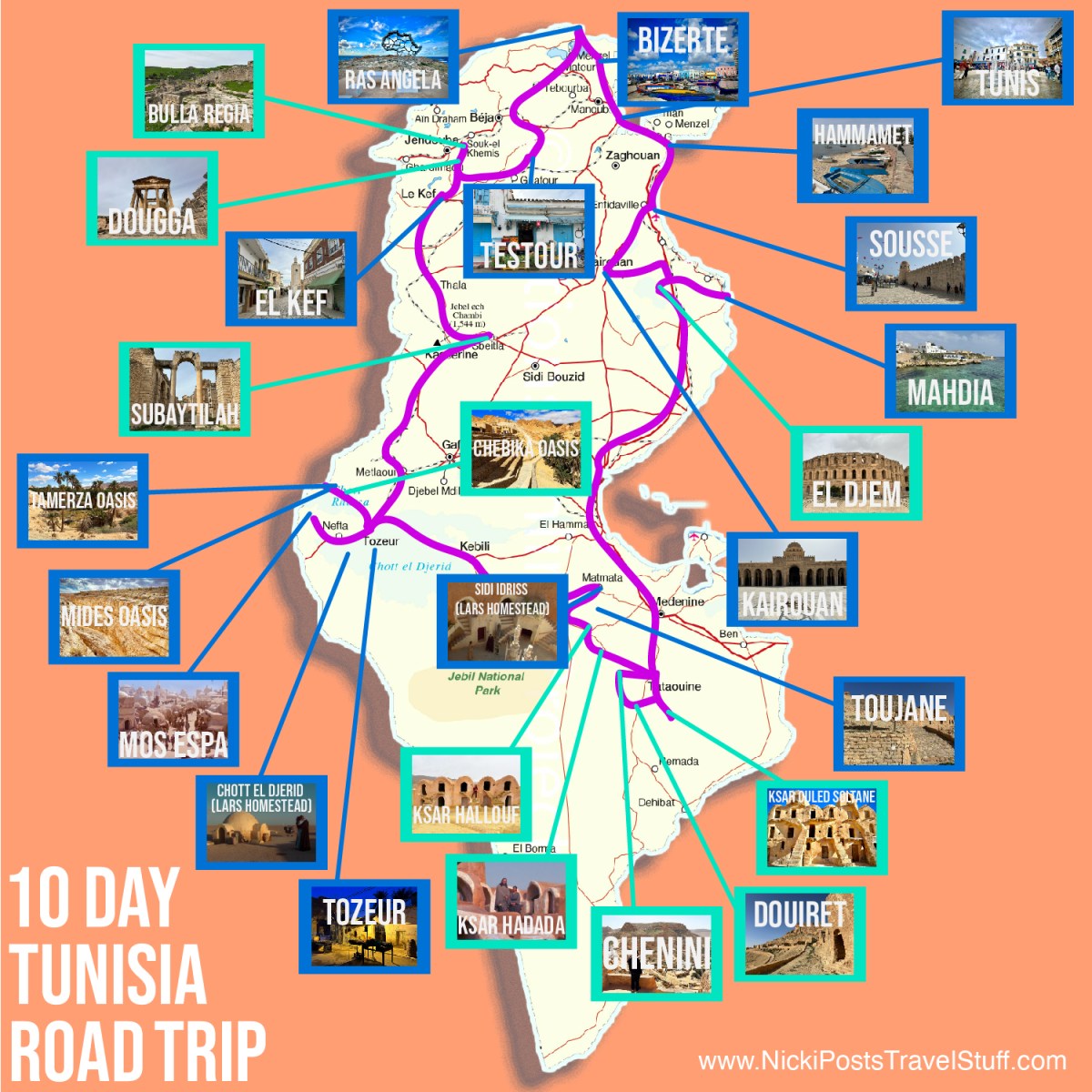 Tunisia Road Trip: The BEST 10 Day Driving Itinerary 2025